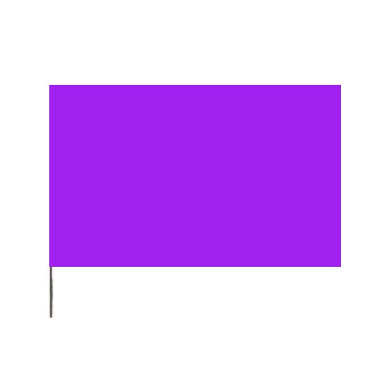 Color Utility Marking Flags 4" x 5" Wire Staff - Custom Printed ...