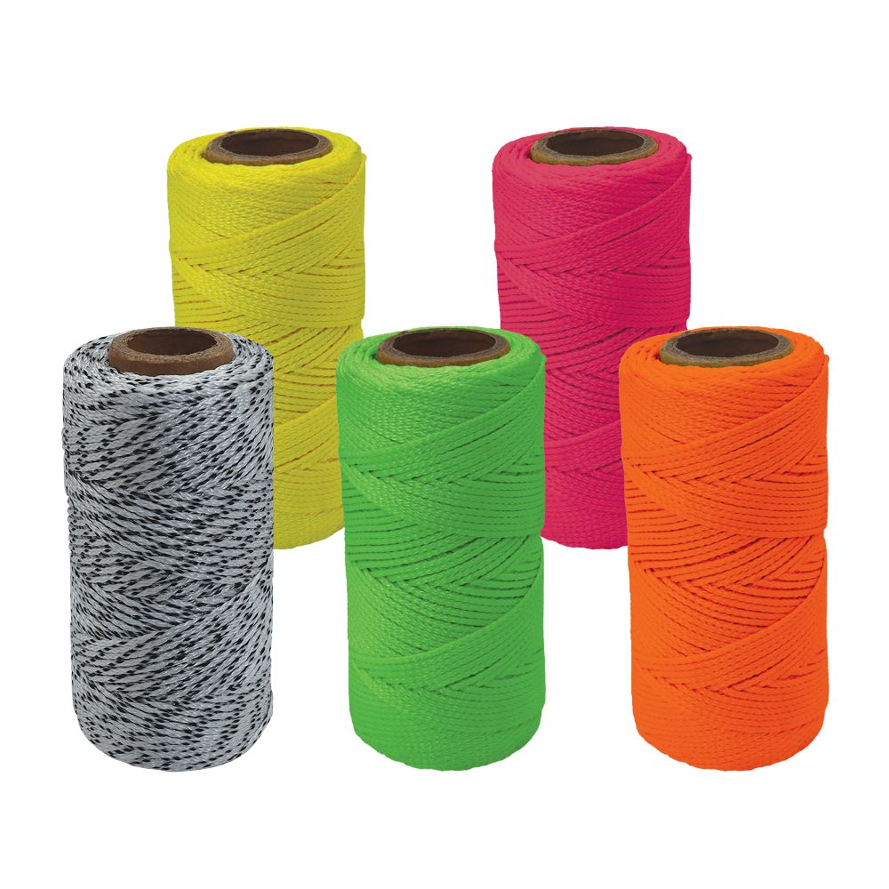 Salamander SBT-Series Nylon Braided Mason Twine, 250 FT - Municipal ...